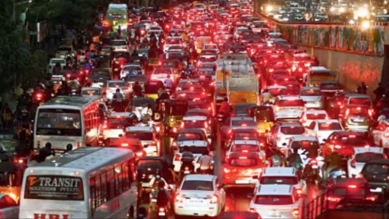 Hyderabad at a standstill: City witnesses prolonged traffic jams as ...