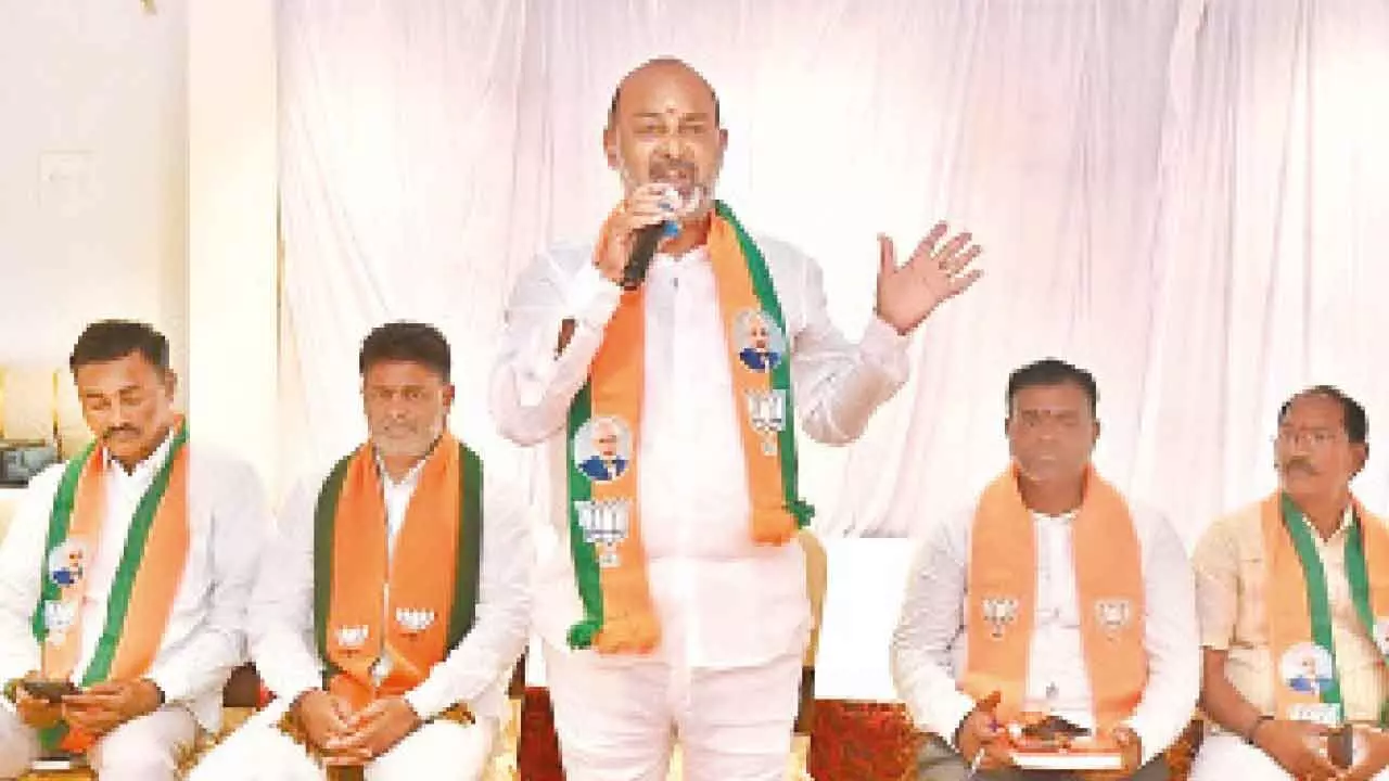 Bandi Sanjay announces outreach programmes to mark 12 years of Modi ...