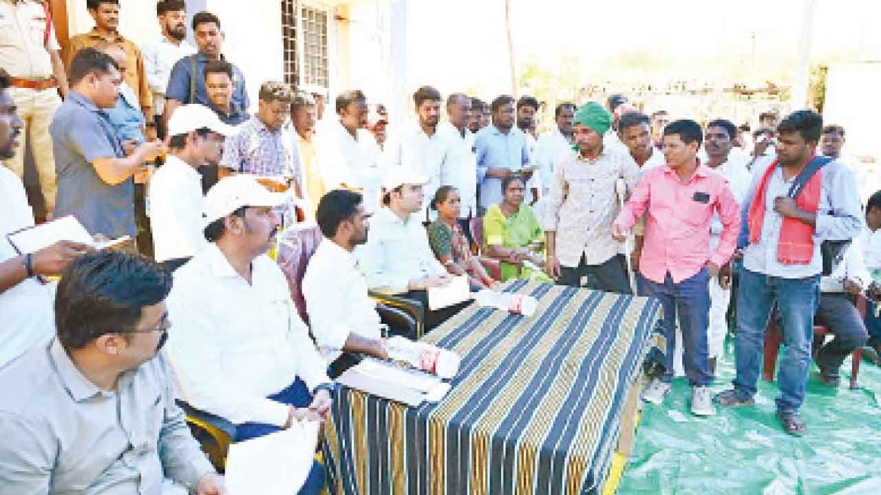 MLA , Collector visit remote tribal villages to review development needs