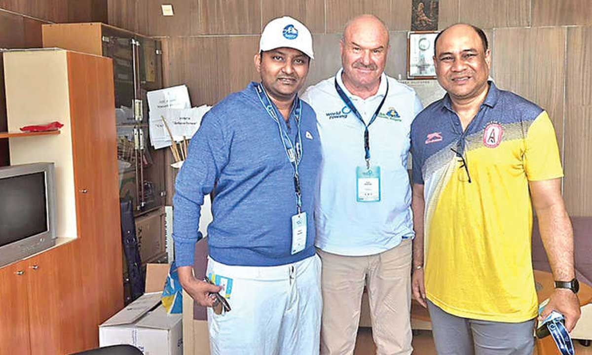 Tarun representing India at world rowing championship