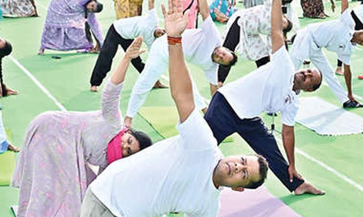 Yoga a divine remedy to overcome stress: Collector