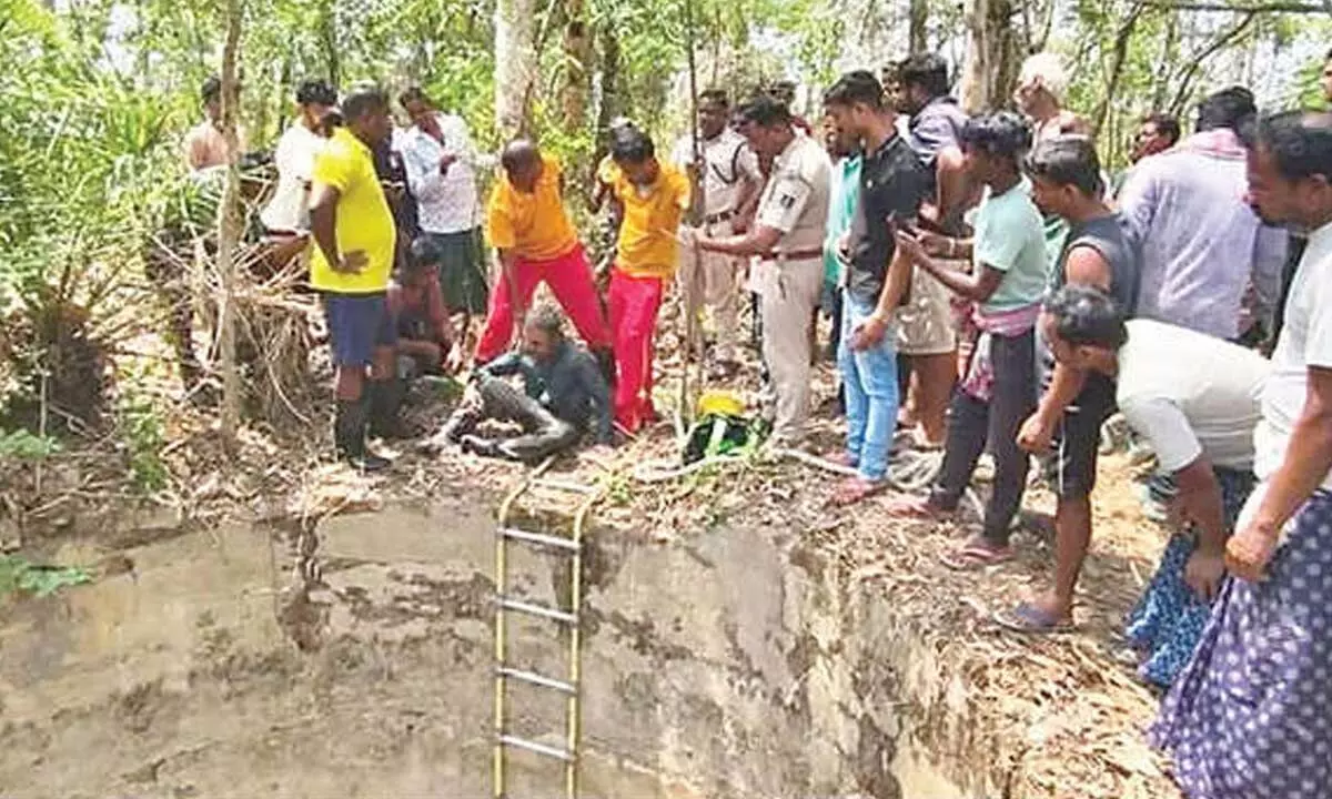 Left for dead, man rescued from well