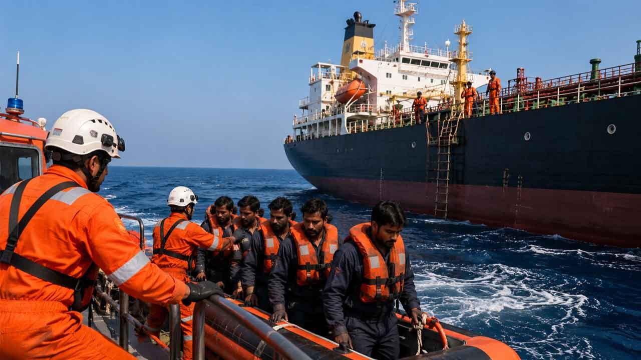 11 Indian crew members evacuated from vessel off Oman coast after ...