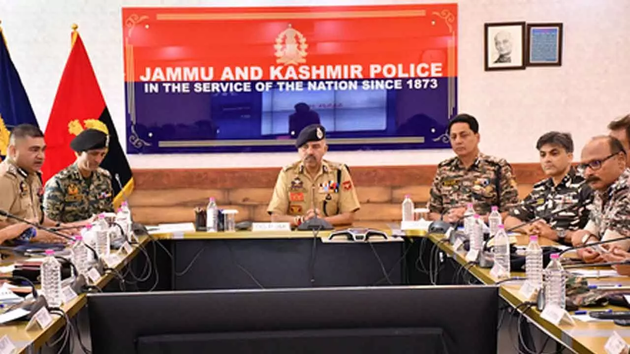 Ahead of Shri Amarnath Ji Yatra 2026, J&K DGP reviews security preparedness