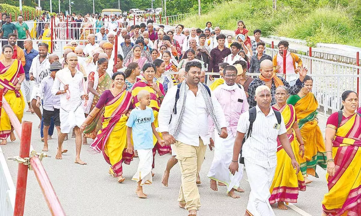 TTD steps up arrangements amid surge in pilgrim footfall