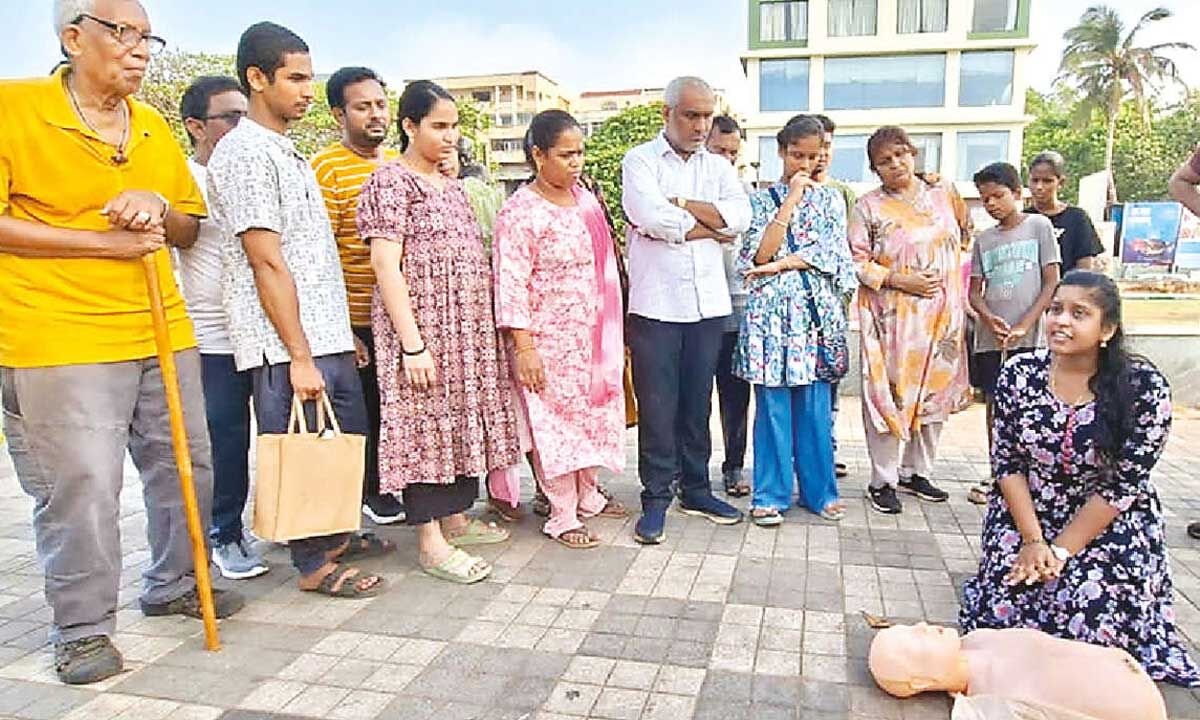 Free medical camp at Beach Road
