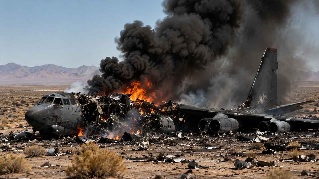Fatal B-52 Bomber Crash At Edwards Air Force Base Kills Eight In ...