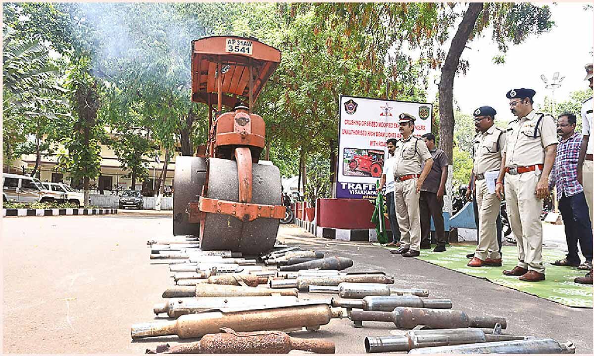 Motorists with loud silencers need to exercise caution from now