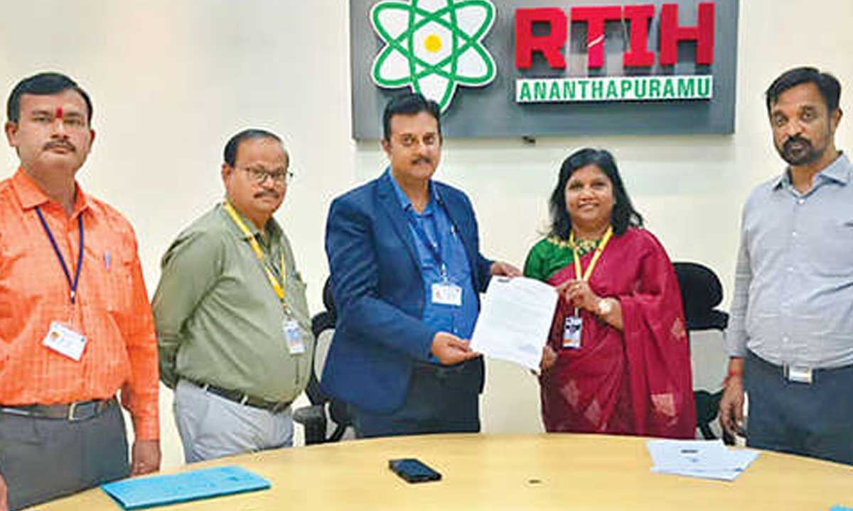 Ananthalakshmi Int’l School signs MoU with Ratan Tata Innovation Hub