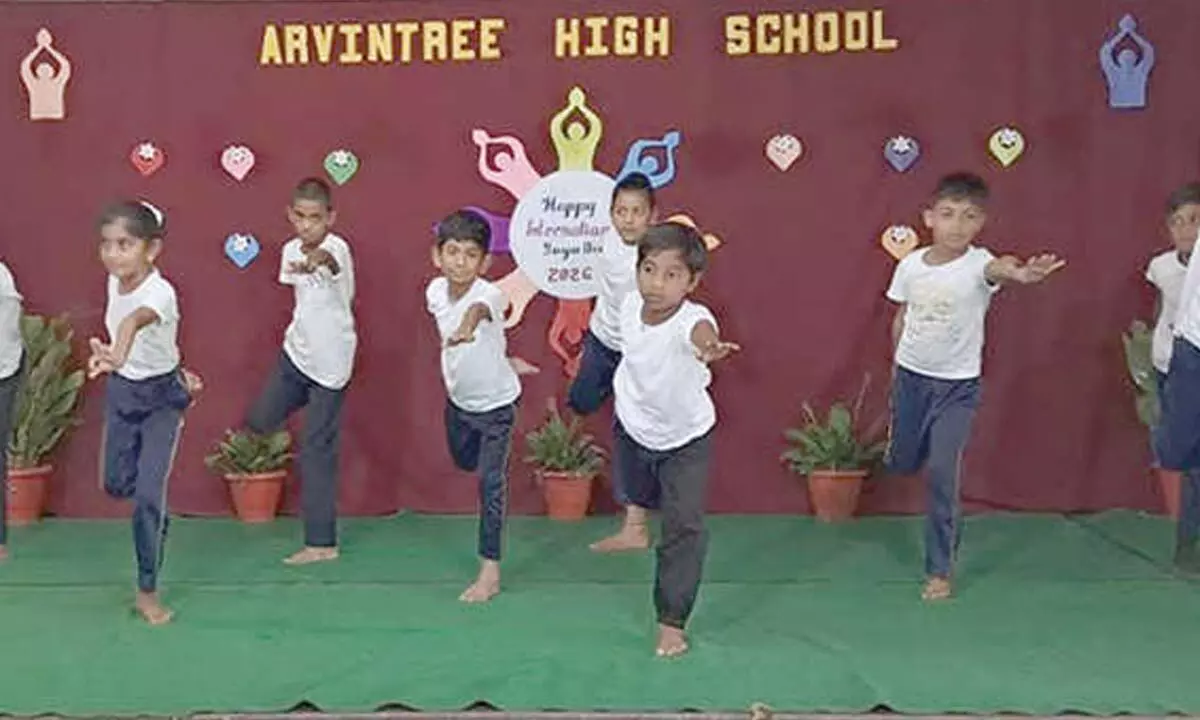 Arvintree School marks International Yoga Day with enthusiastic ...