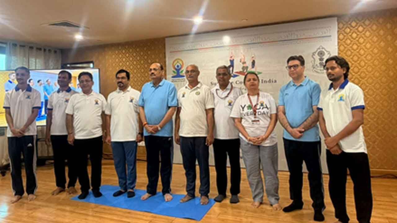 Yoga offers path to wellness amid demanding work schedules: CJI Surya Kant