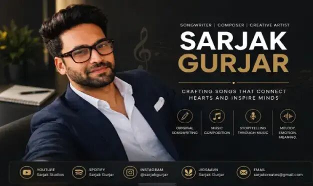 Sarjak Gurjar: Ek Creative Safar Jo Music Aur Storytelling Ko Jodta Hai