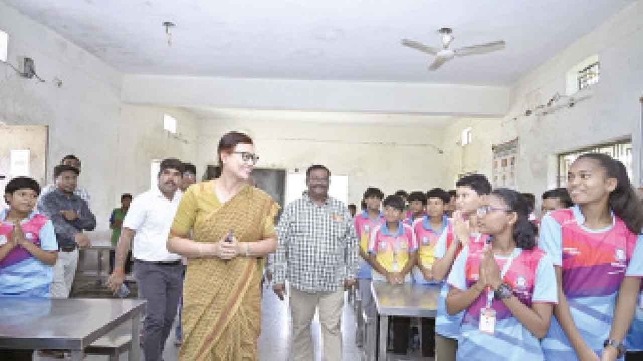 SATS VC inspires tribal girls to shine in sports, edn