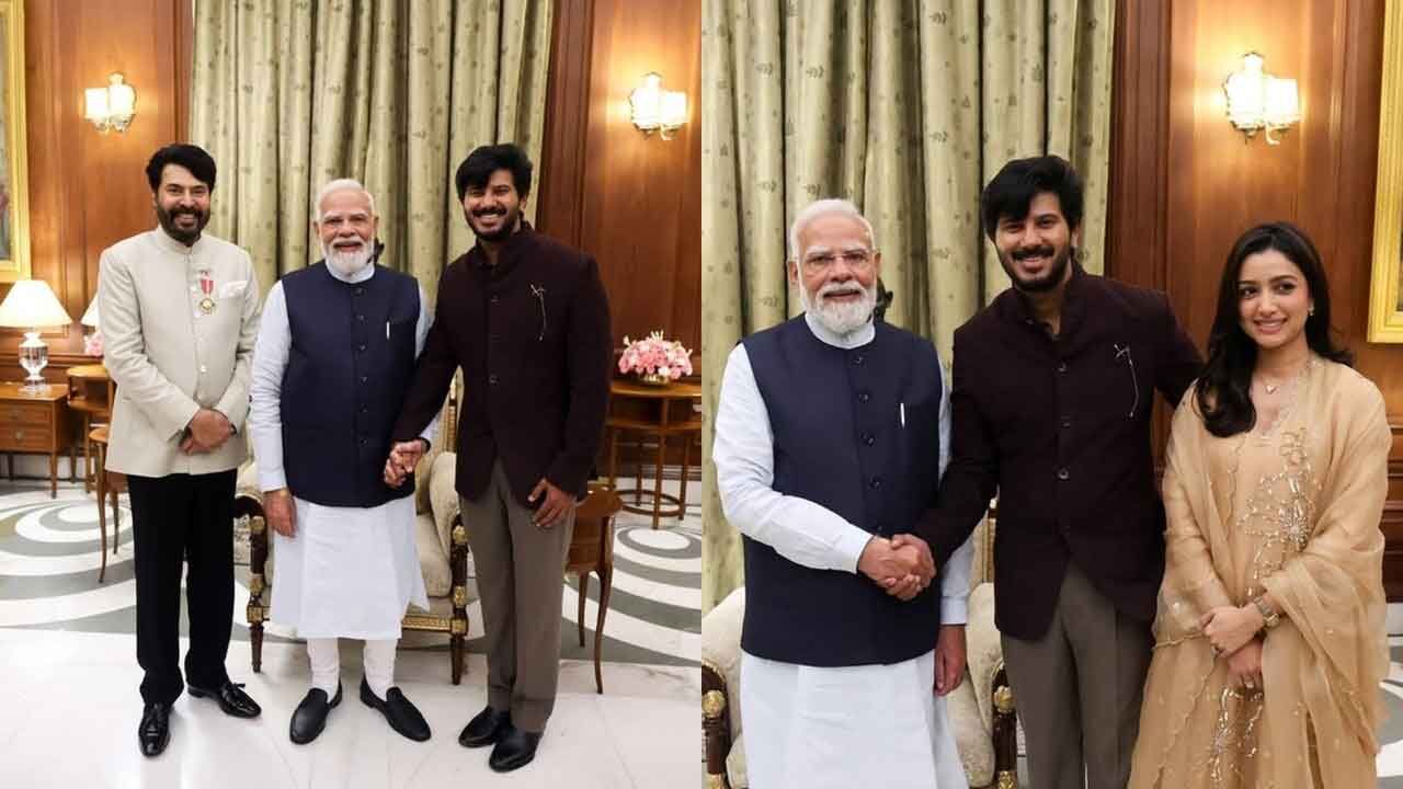 PM Modi Meets Mammootty And Family After Megastar’s Historic Padma ...