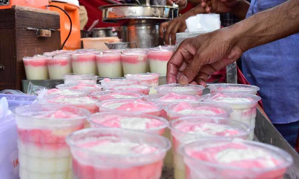 Sale of Lassi has increased due to high temperature in Hyderabad city